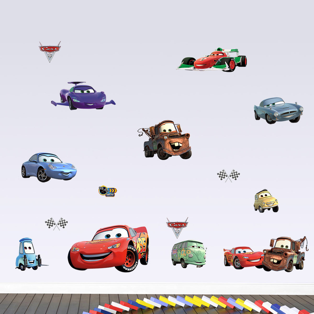 Small Cars & Friends Disney Pixar Cars Decal - AW1446