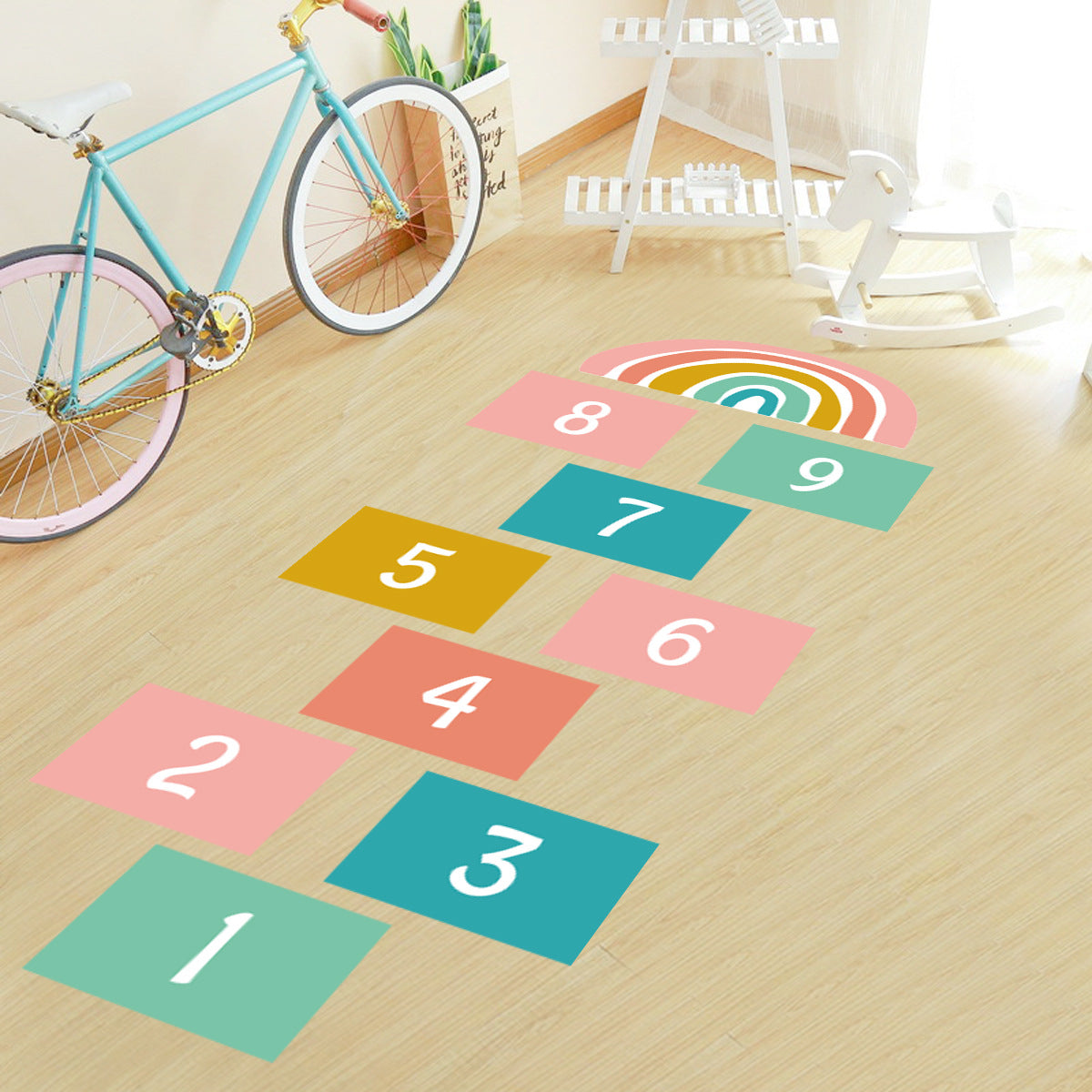 Hopscotch Wall or Floor Decal - AW118