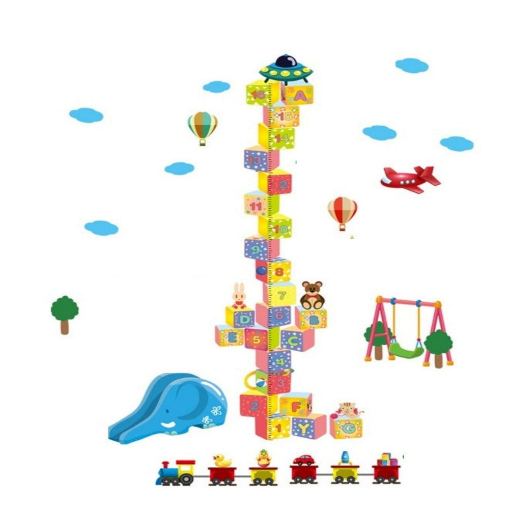 Blocks & Playground Height Chart - XL