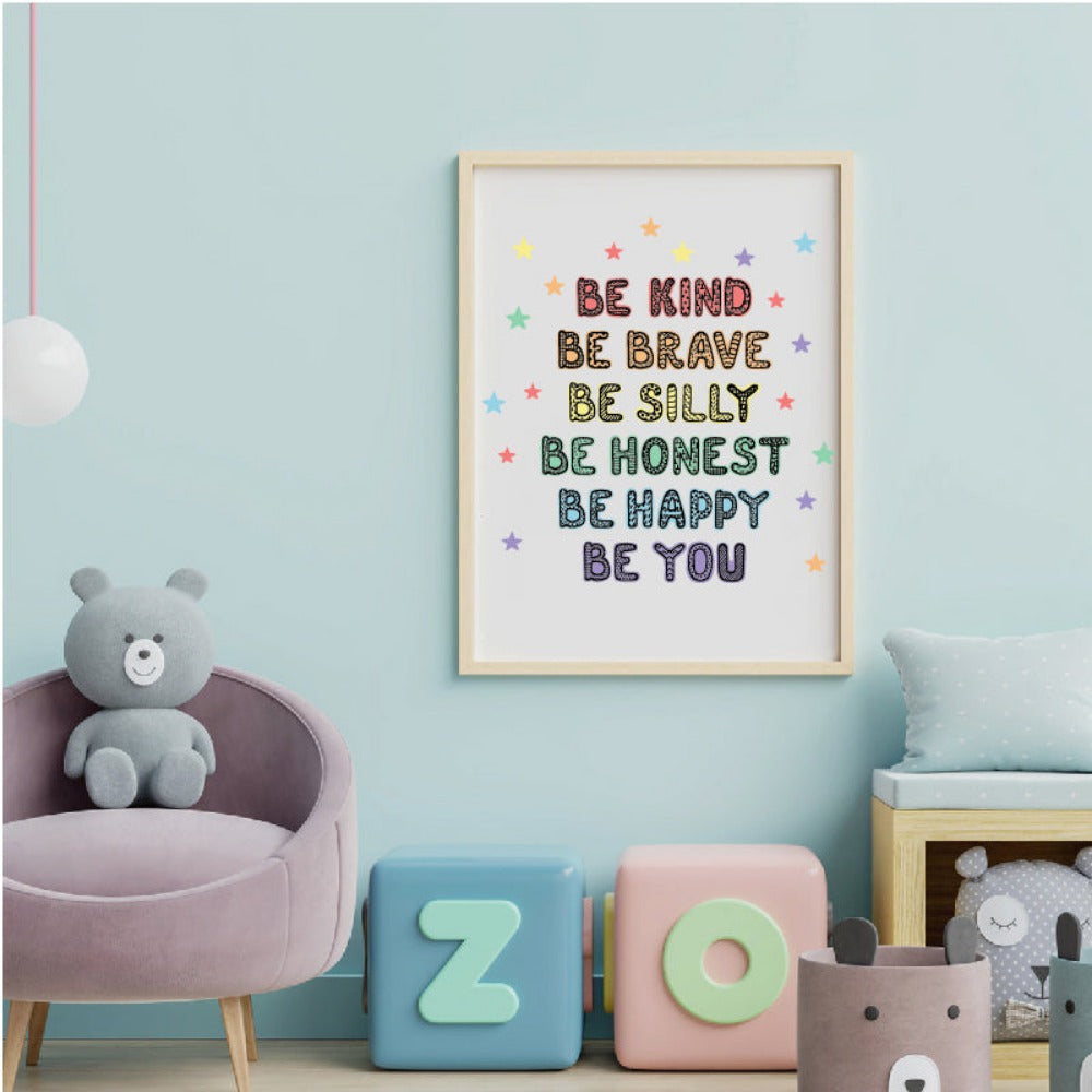 Be Kind Dots Wall Stickers - AW34007