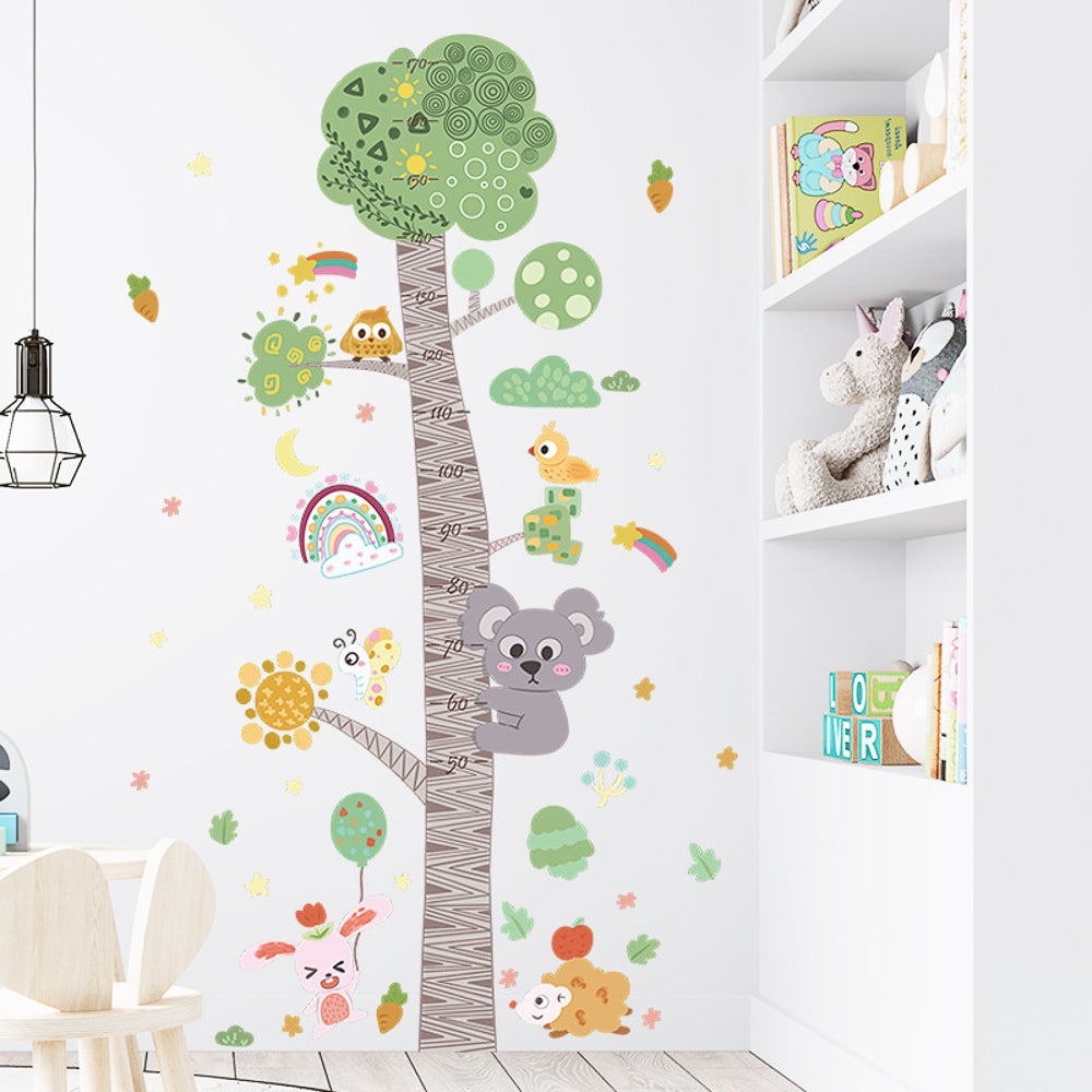 Koala Tree Height Chart Wall Decal