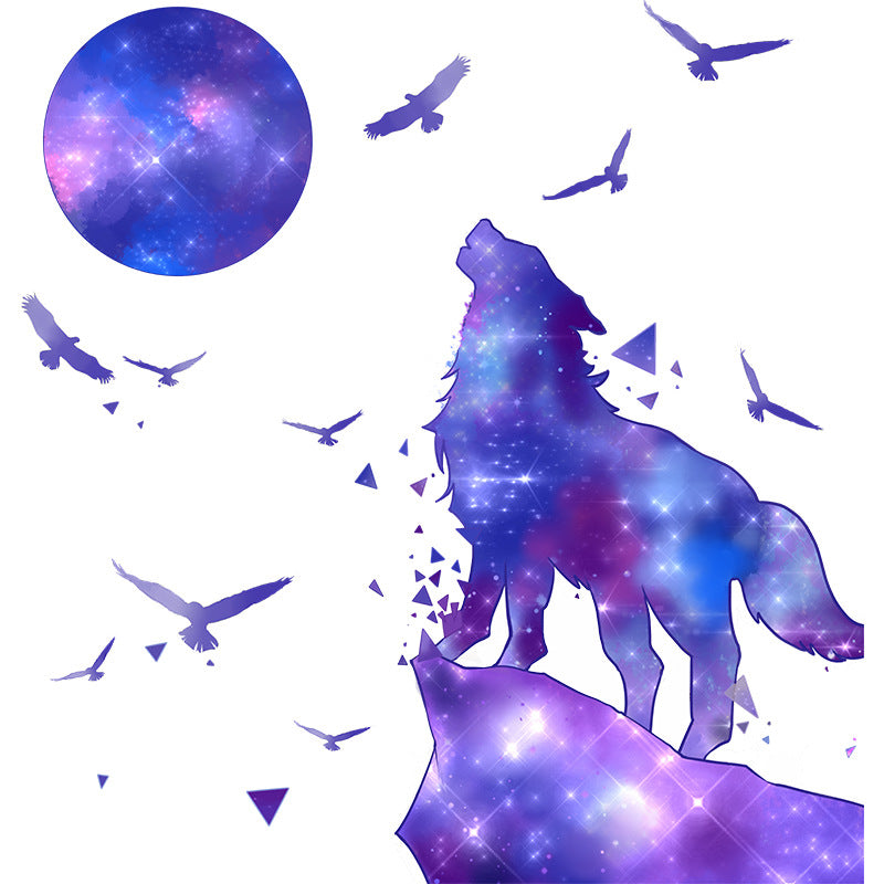 Howling Wolf Wall Decal - AW96207