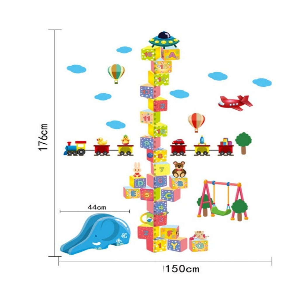 Blocks & Playground Height Chart - XL