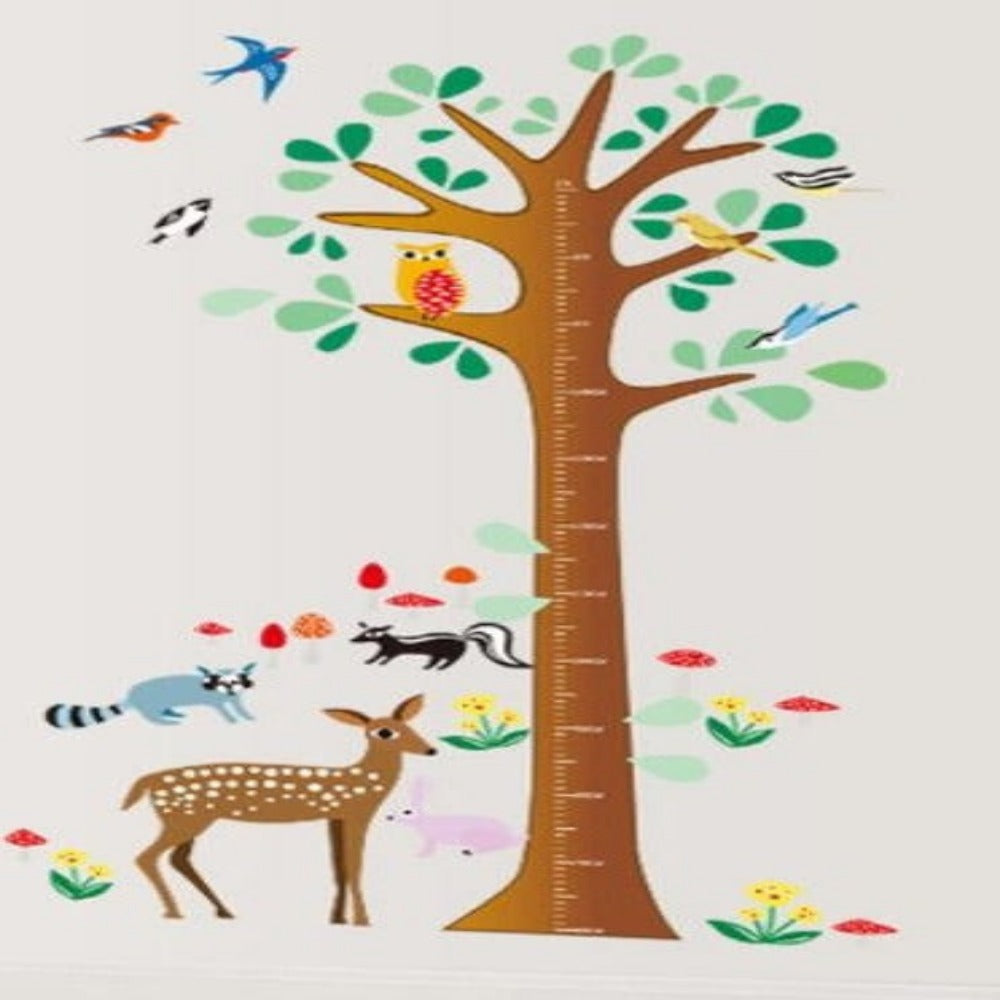 Deer height chart decal AW9149