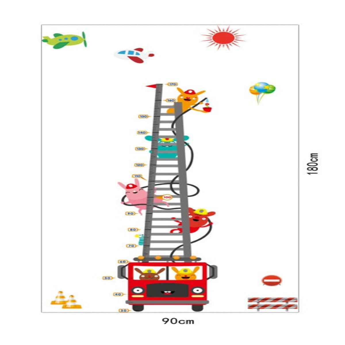 Fire Truck Height Chart AW8020